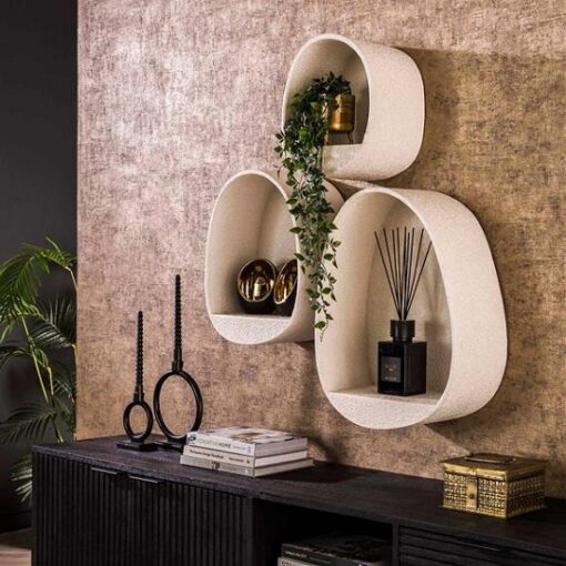 Design wandrek wit marmer - Blockdesign